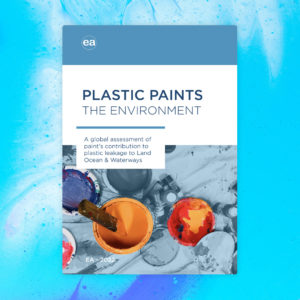 The release of plastic paints in the environment