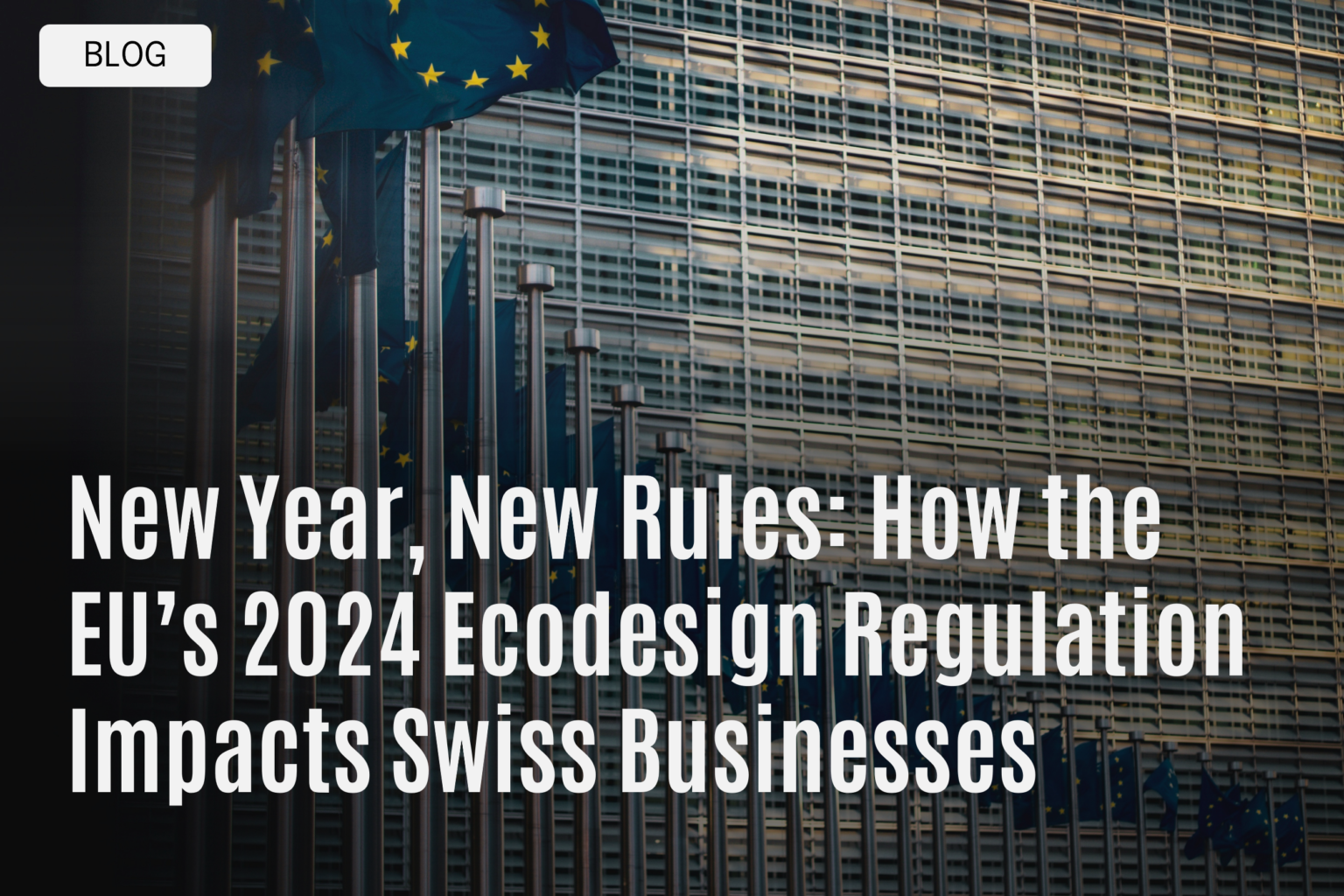 How EU 2024 Ecodesign Regulation Impacts Swiss Businesses